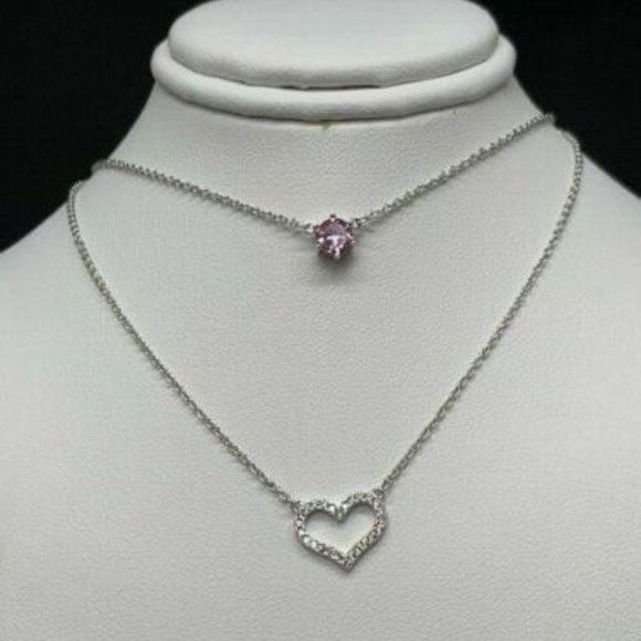 RS Covenant | Jewelry | Rs Covenant 8779 Double Strand Heart Cubic ...